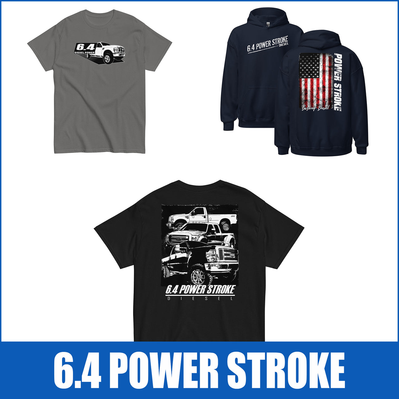 Power Stroke Diesel Truck Apparel From Aggressive Thread – Aggressive ...