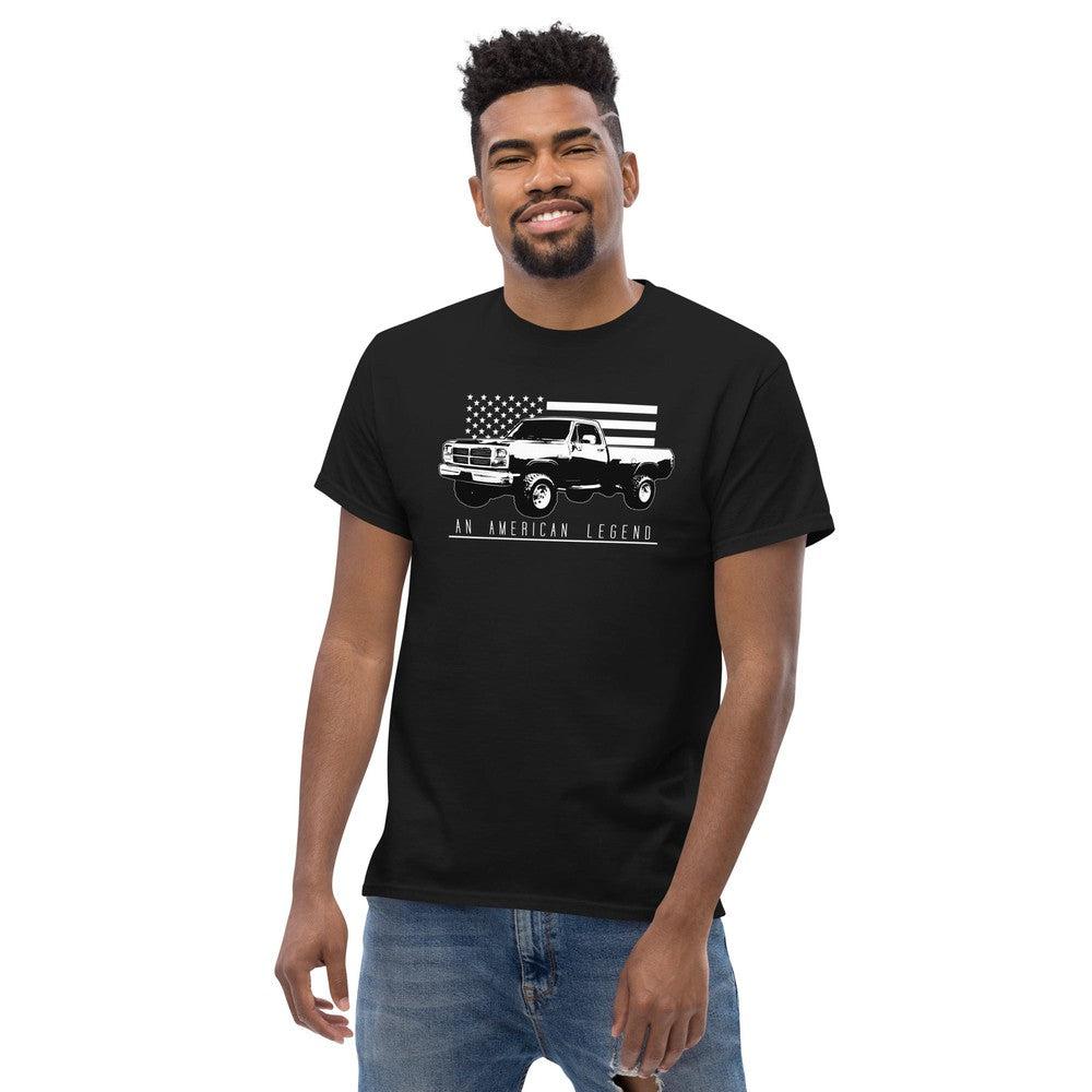 First Gen Truck T-Shirt With American Flag Design – Aggressive Thread ...