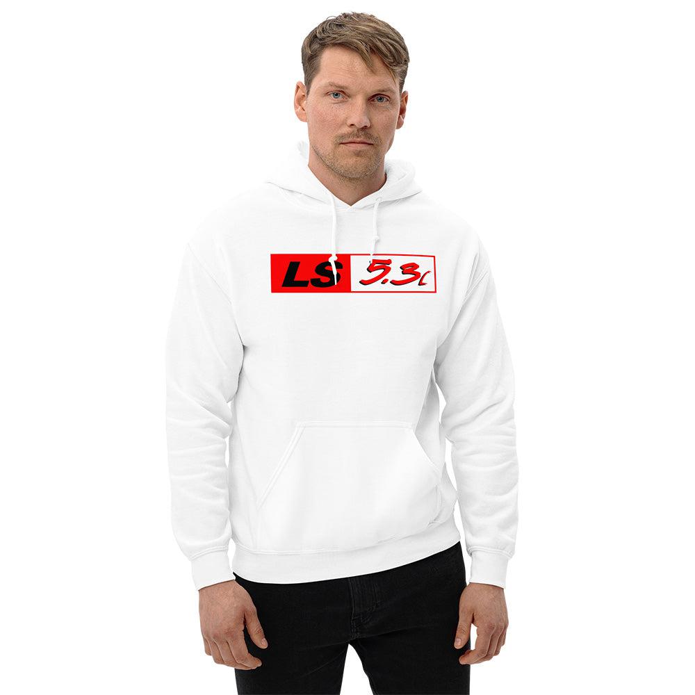LS 5.3 Vortec Engine Hoodie Sweatshirt From Aggressive Thread ...