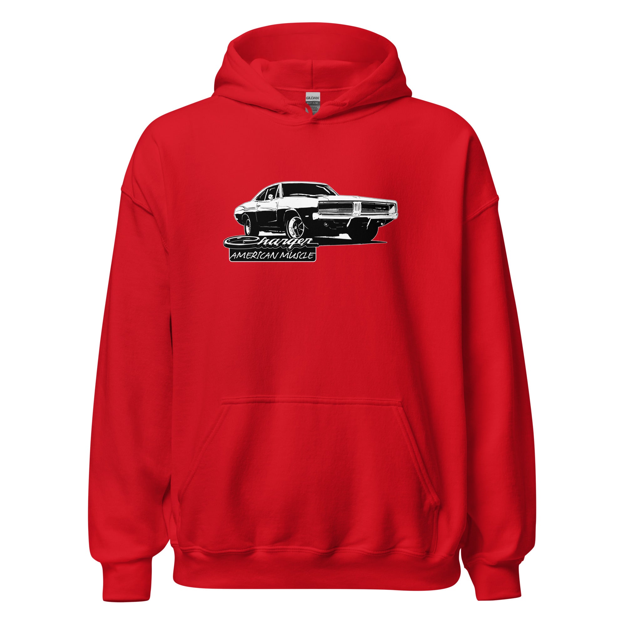 1969 Charger Hoodie American Muscle Car Sweatshirt – Aggressive Thread ...